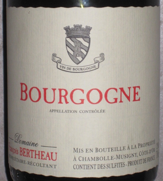 2007 Domaine Bertheau (Pierre et François) Bourgogne, France, Burgundy ...