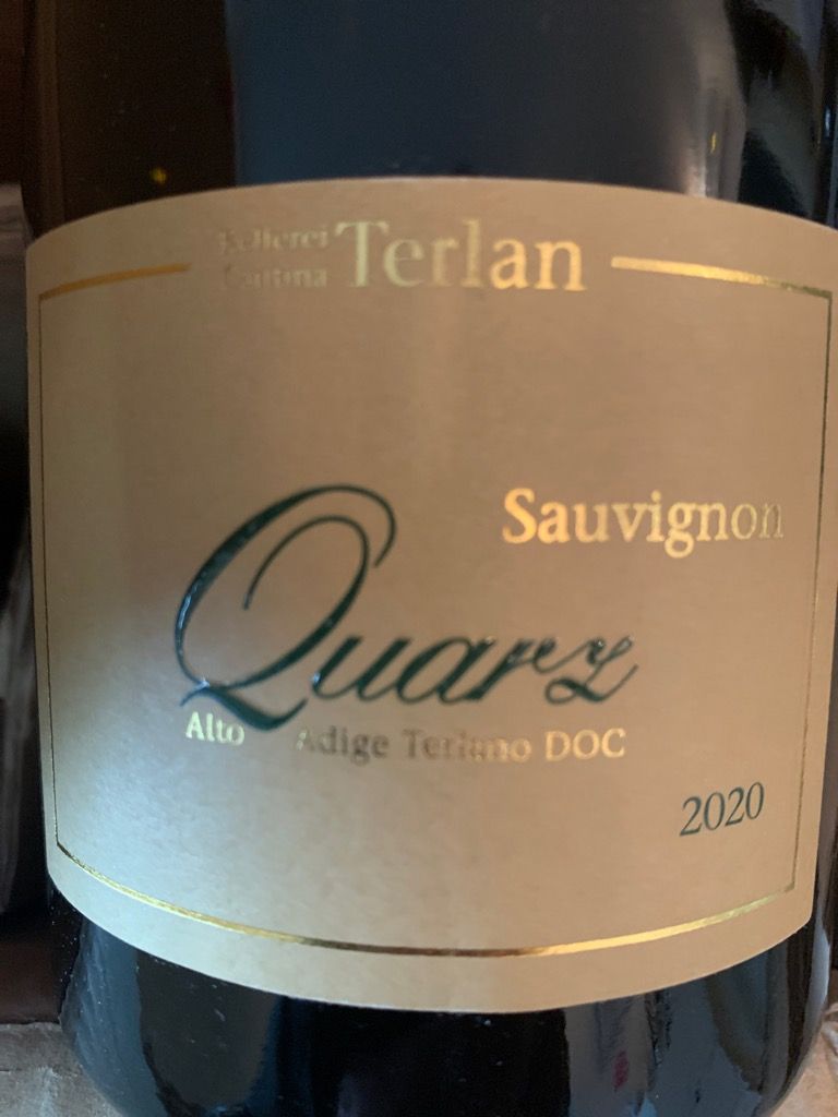 2020 Cantina Terlan Sauvignon Terlano Quarz, Italy, Trentino-Alto Adige ...