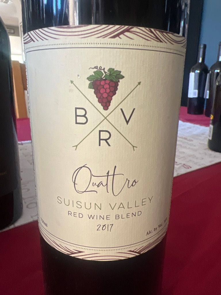 2019 BackRoad Vines Quattro, USA, California, North Coast, Suisun ...