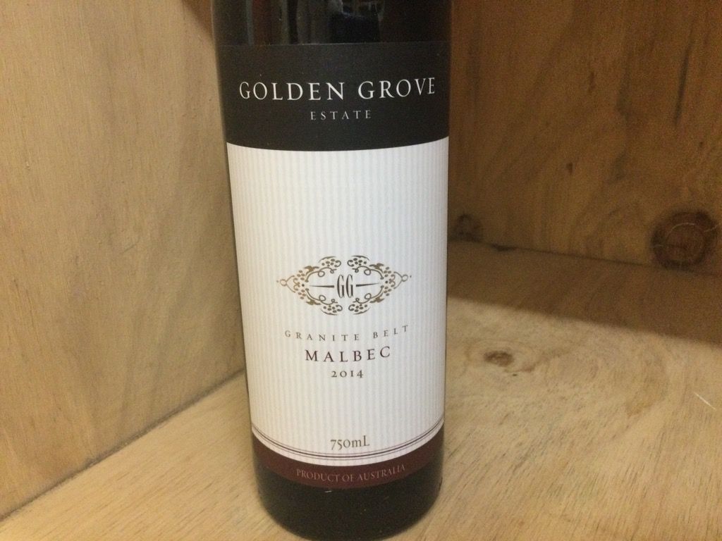 2016 Golden Grove Estate Malbec, Australia, Queensland, Granite Belt ...