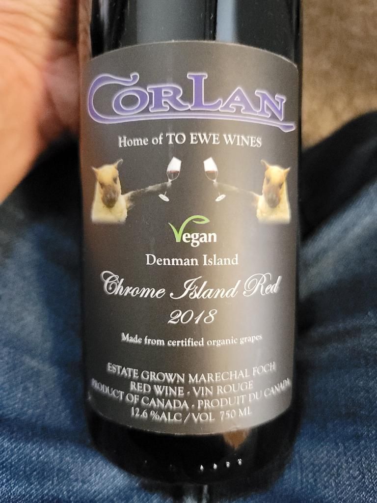 2016 Corlan Vineyard and Farm Chrome Island Red, Canada, British ...