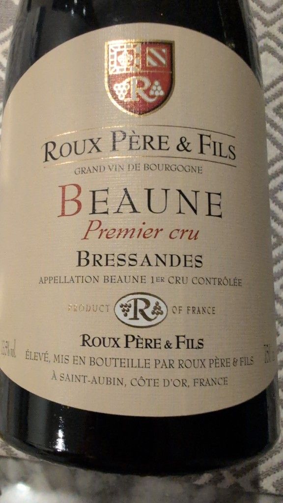 2019 Roux Lambert Beaune 1er Cru Bressandes, France, Burgundy, Côte de ...