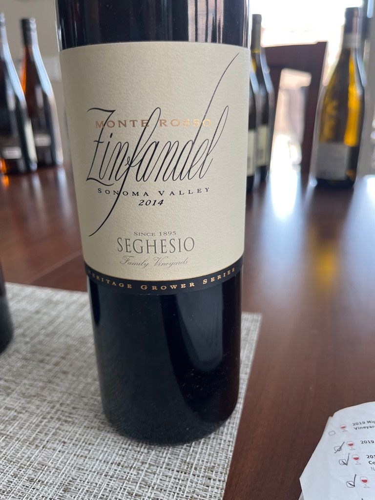 2014 Seghesio Family Vineyards Zinfandel Heritage Grower Series Mariah ...