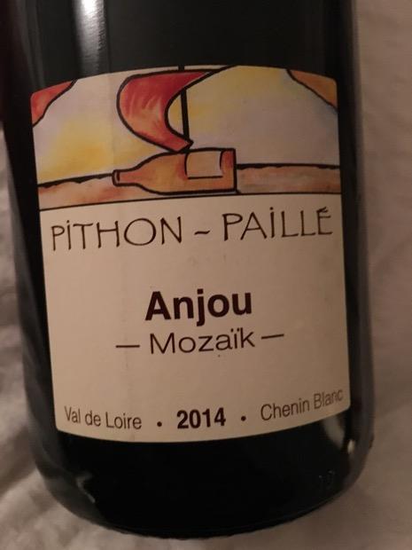 2014 Pithon-Paillé Anjou Mozaïk, France, Loire Valley, Anjou-Saumur ...