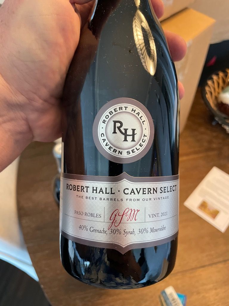 2021 Robert Hall Cavern Select GSM, USA, California, Central Coast ...