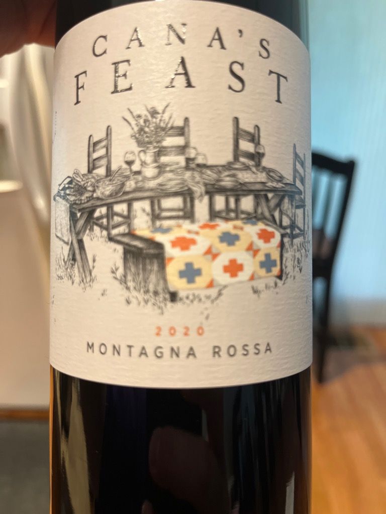 2021 Cana's Feast Winery Montagna Rossa, USA, Washington, Columbia ...