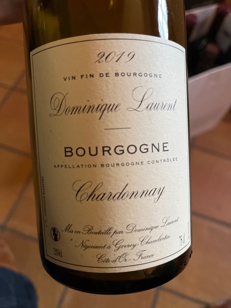 2020 Dominique Laurent Bourgogne Blanc, France, Burgundy, Bourgogne ...