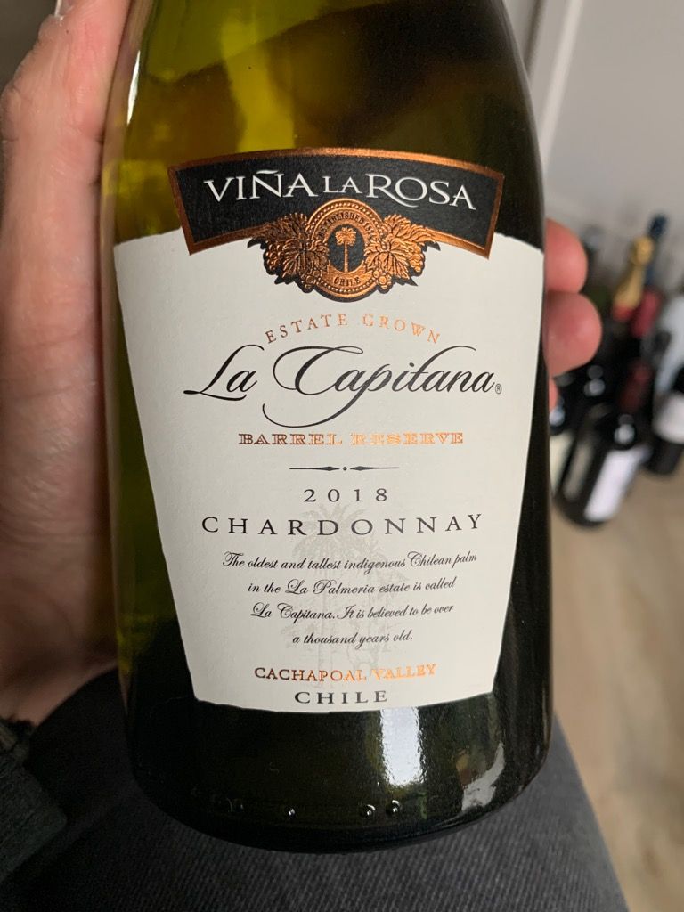 2024 Viña La Rosa Chardonnay La Capitana Barrel Reserve, Chile, Rapel ...