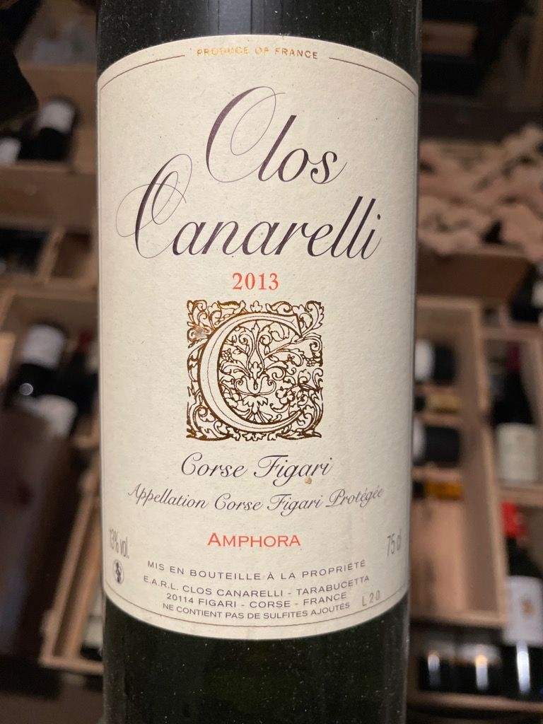 2012 Clos Canarelli Corse Figari Cuvée Amphora, France, Corsica, Corse ...
