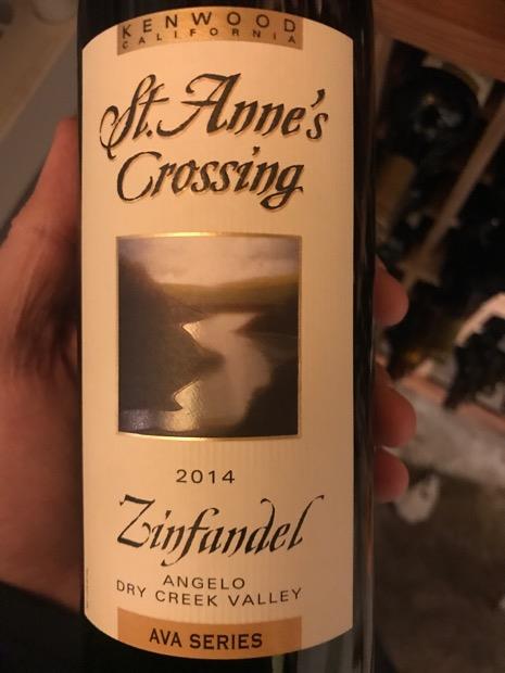 2014 St. Anne's Crossing Zinfandel AVA Series, USA, California, Sonoma ...