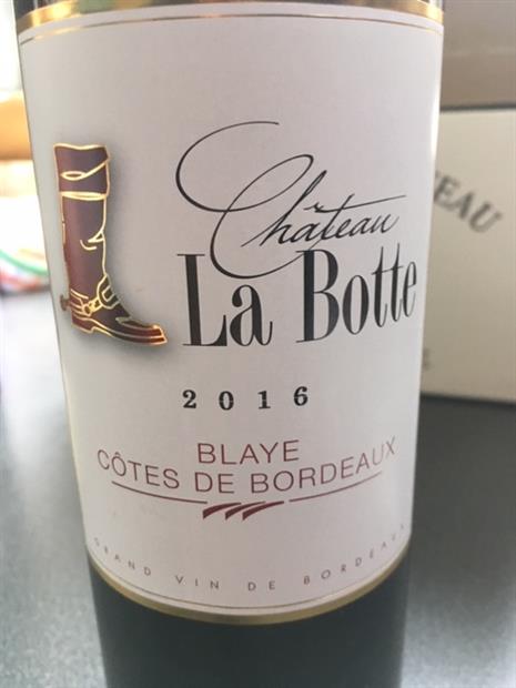 2016 Château La Botte, France, Bordeaux - CellarTracker
