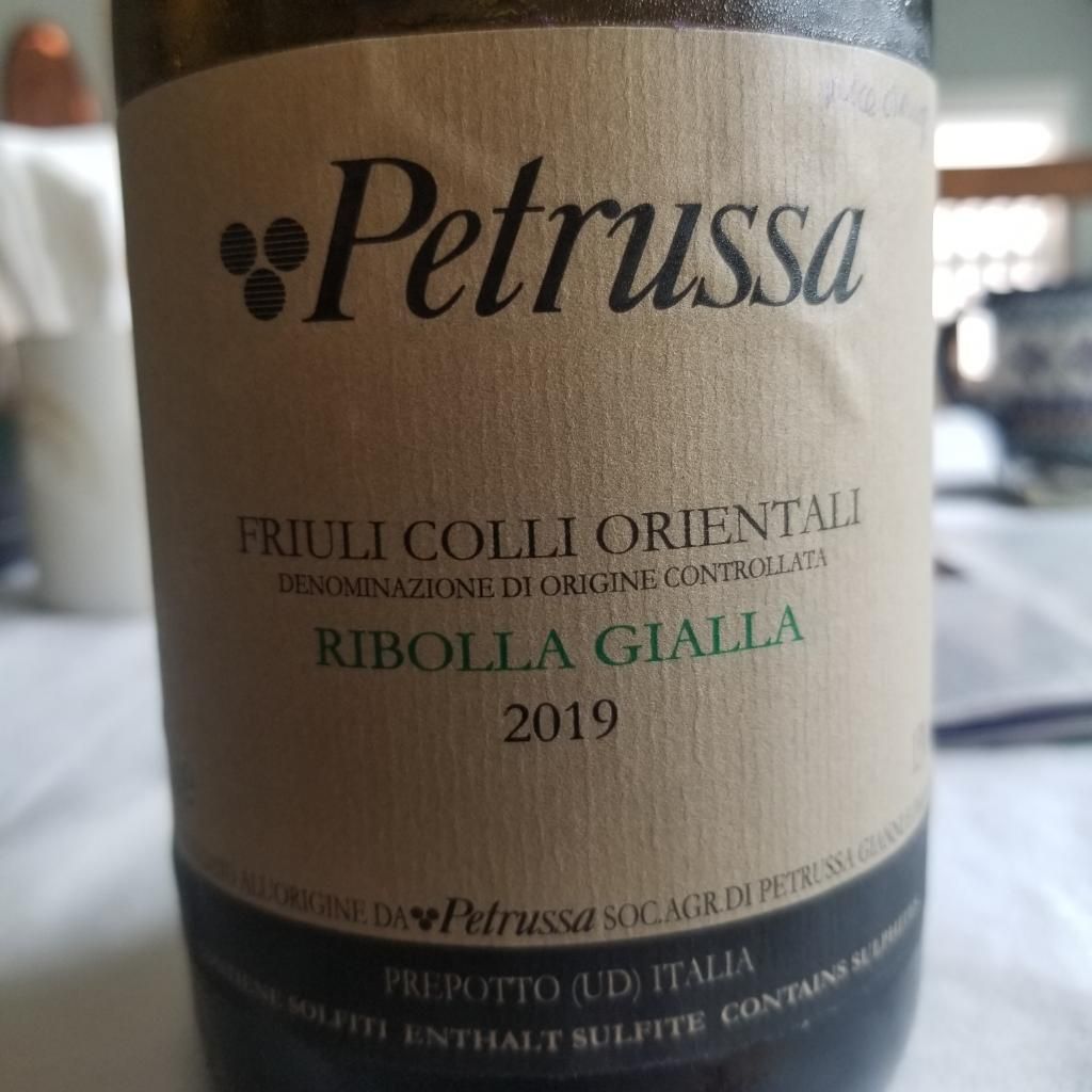 2019 Petrussa Friuli Colli Orientali Ribolla Gialla, Italy, Friuli ...