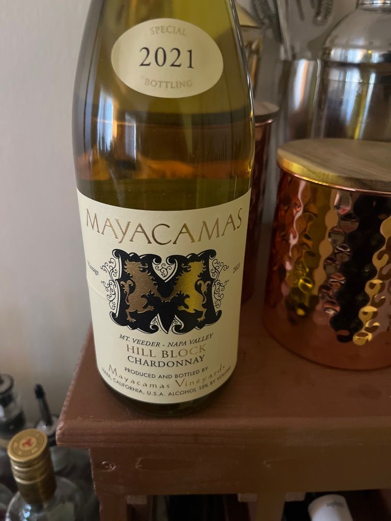 2020 Mayacamas Vineyards Chardonnay Hill Block, USA, California, Napa ...