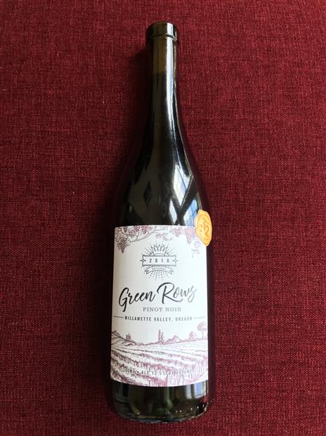 2019 Green Rows Vintners Pinot Noir, USA, Oregon, Willamette Valley ...