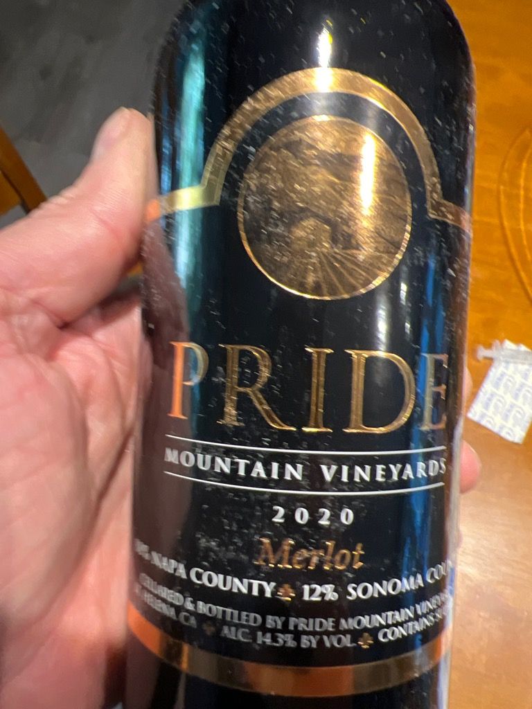 2020 Pride Mountain Vineyards Cabernet Sauvignon Vintner Select, USA ...