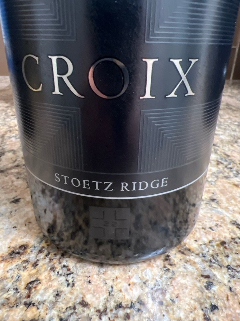 2022 Croix Estate Pinot Noir Stoetz Ridge Ruxton Vineyard, USA ...