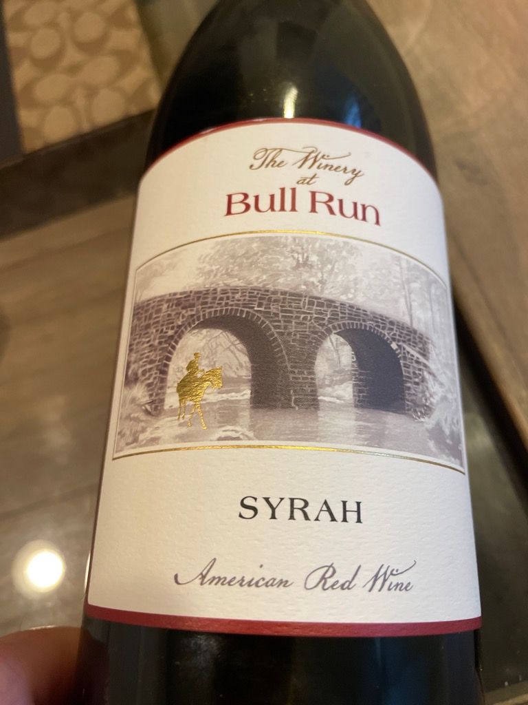2021 The Winery at Bull Run Syrah, USA, American - CellarTracker