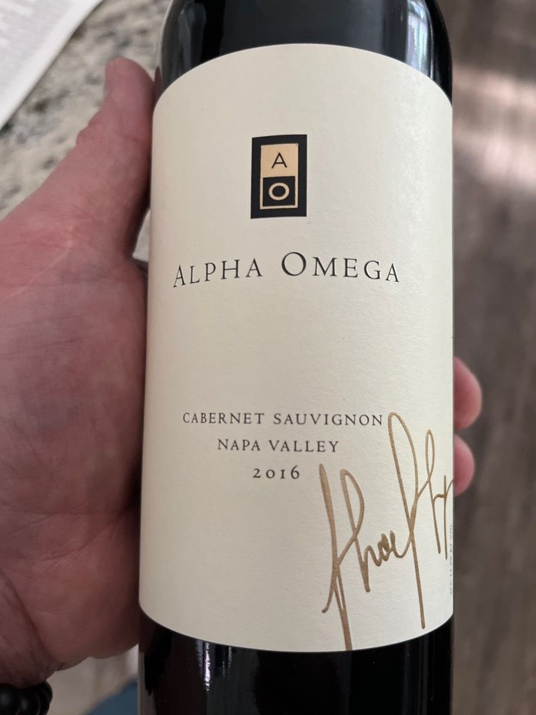 2016 Alpha Omega Cabernet Sauvignon Signature Series, USA, California ...