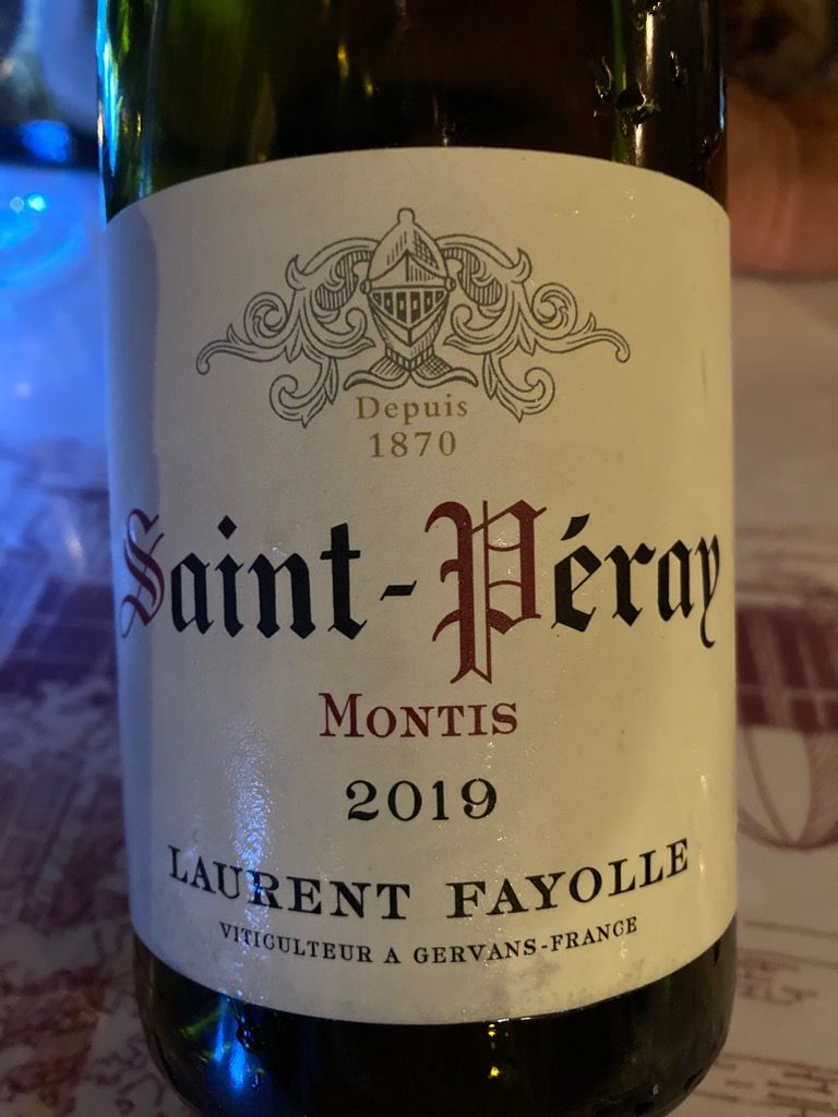 2020 Laurent Fayolle St. Péray Montis, France, Rhône, Northern Rhône, St. Péray - CellarTracker