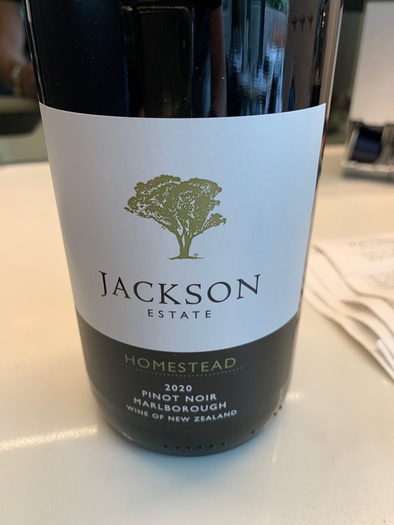 2021 Jackson Estate Pinot Noir Homestead, New Zealand, South Island ...