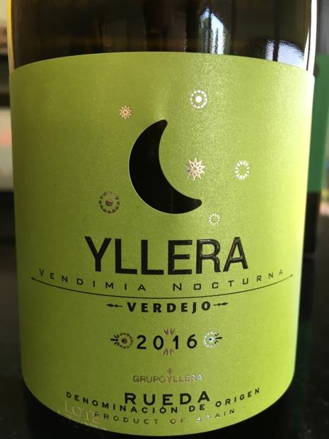 2014 Bodegas Yllera Rueda Verdejo Vendimia Nocturna, Spain, Castilla y ...