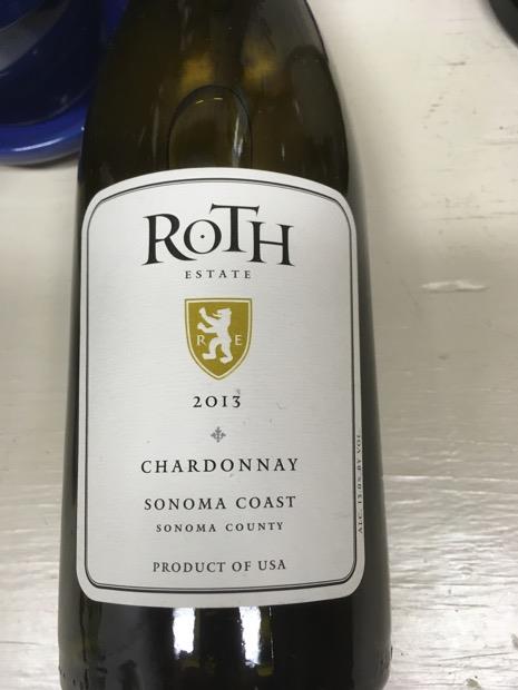 2013 Roth Estate Chardonnay, USA, California, Sonoma County, Sonoma ...