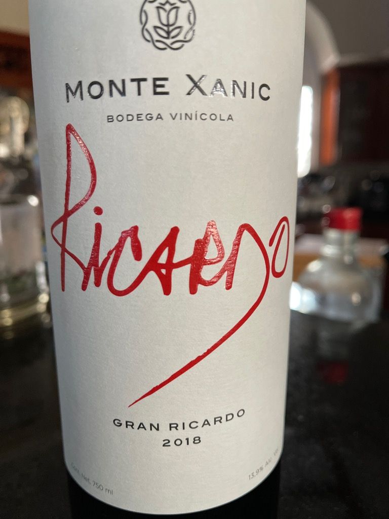 2018 Monte Xanic Gran Ricardo, Mexico, Baja California, Valle de ...