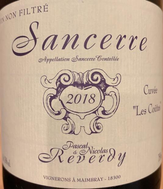 2019 Pascal & Nicolas Reverdy Sancerre Cuvée Les Coûtes, France, Loire ...