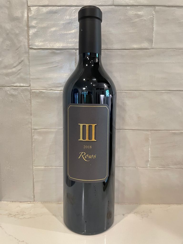 2019 III Rows Cabernet Sauvignon Lewelling, USA, California, Napa ...