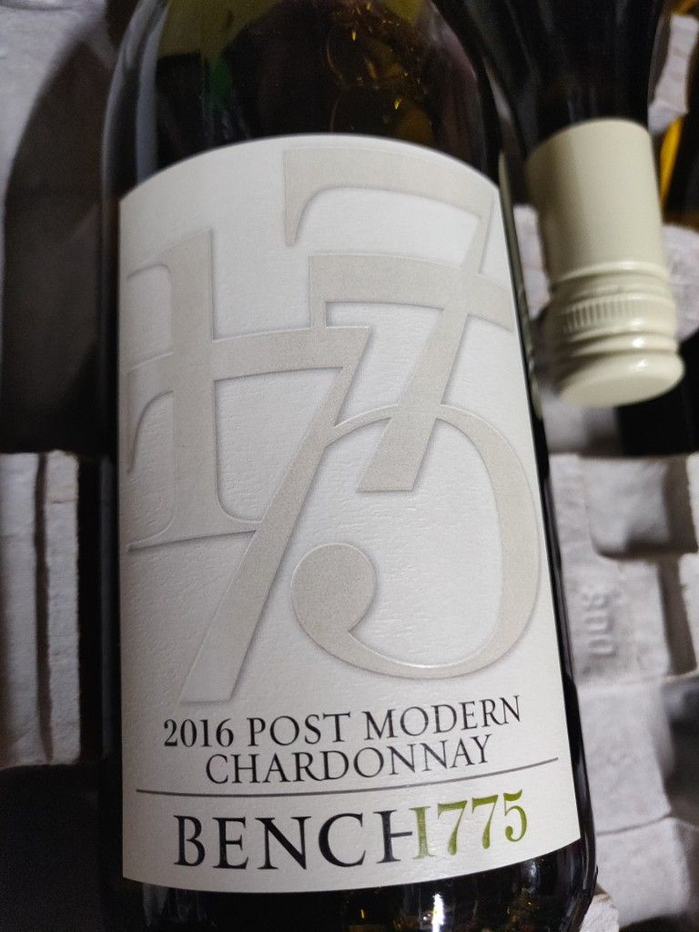 2016 Bench 1775 Chardonnay Post Modern, Canada, British Columbia ...