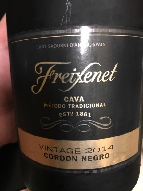 2014 Freixenet Cava Cordón Negro Brut Vintage, Spain, Cava - CellarTracker