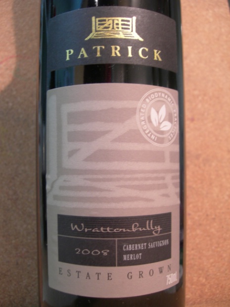2004 Patrick Cabernet Merlot Wrattonbully, Australia, South Australia, Limestone Coast ...