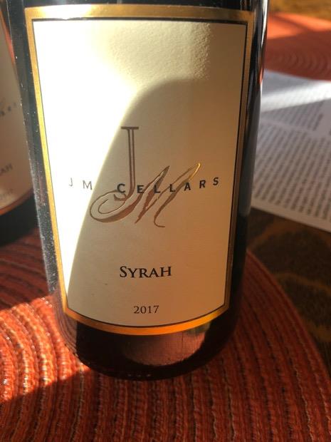 2017 JM Cellars Syrah, USA, Washington, Columbia Valley - CellarTracker
