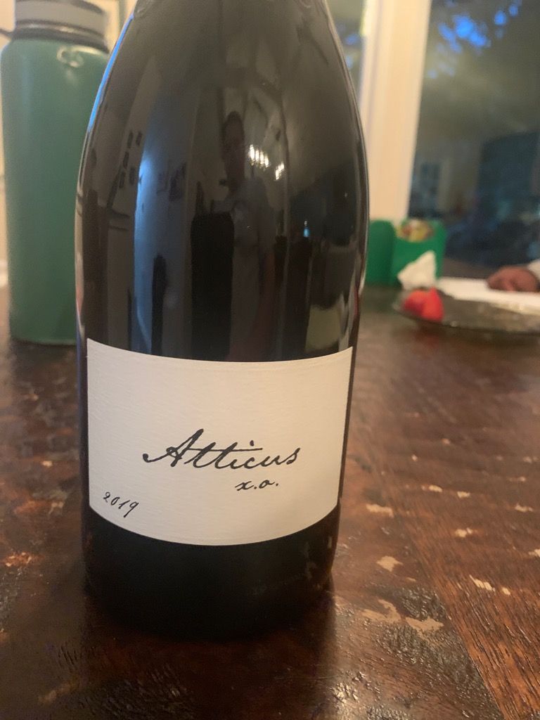 2019 Atticus Pinot Noir XO Atticus Vineyard, USA, Oregon, Willamette ...
