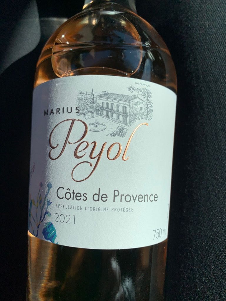 2022 Marius Peyol Côtes de Provence Rosé, France, Provence, Côtes de ...