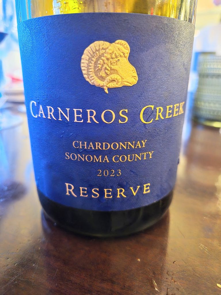2023 Carneros Creek Winery Chardonnay Reserve, USA, California, Napa ...