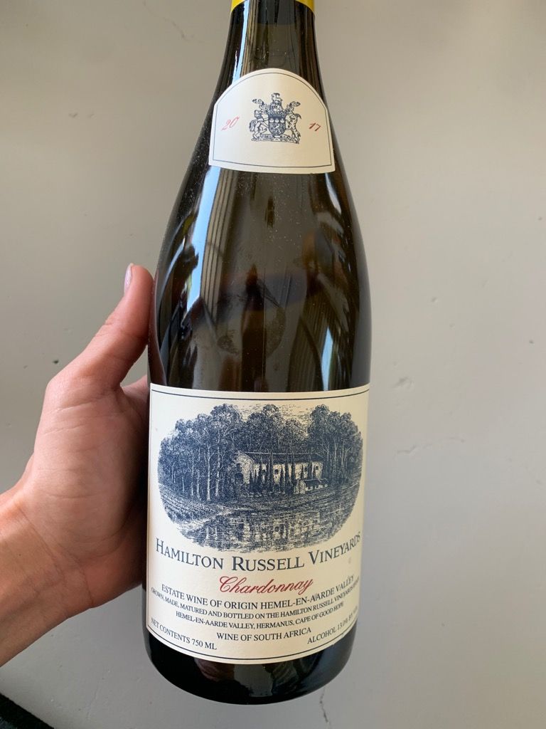 2017 Hamilton Russell Vineyards Chardonnay, South Africa, Cape South ...