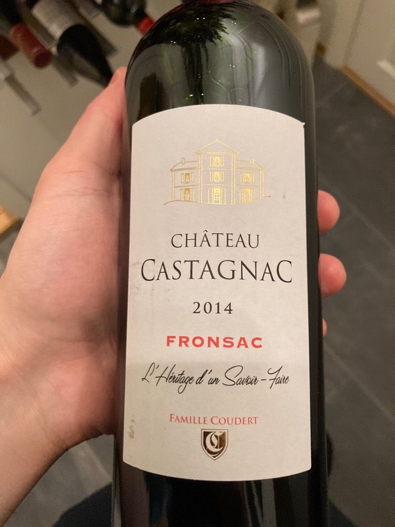2016 Château Castagnac Fronsac, France, Bordeaux, Libournais, Fronsac ...