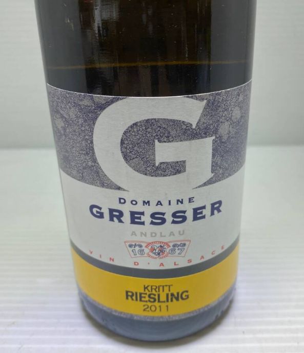 2011 Domaine Gresser Riesling Kritt, France, Alsace - CellarTracker