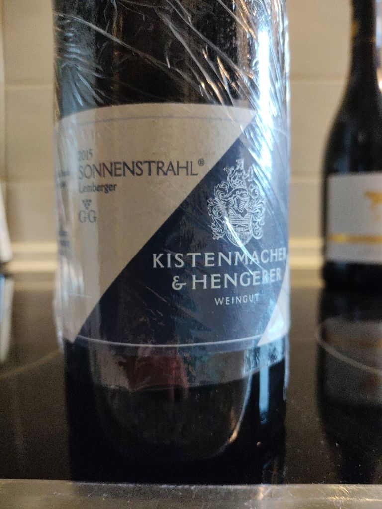 2014 Weingut Kistenmacher-Hengerer Lemberger Sonnenstrahl Großes ...