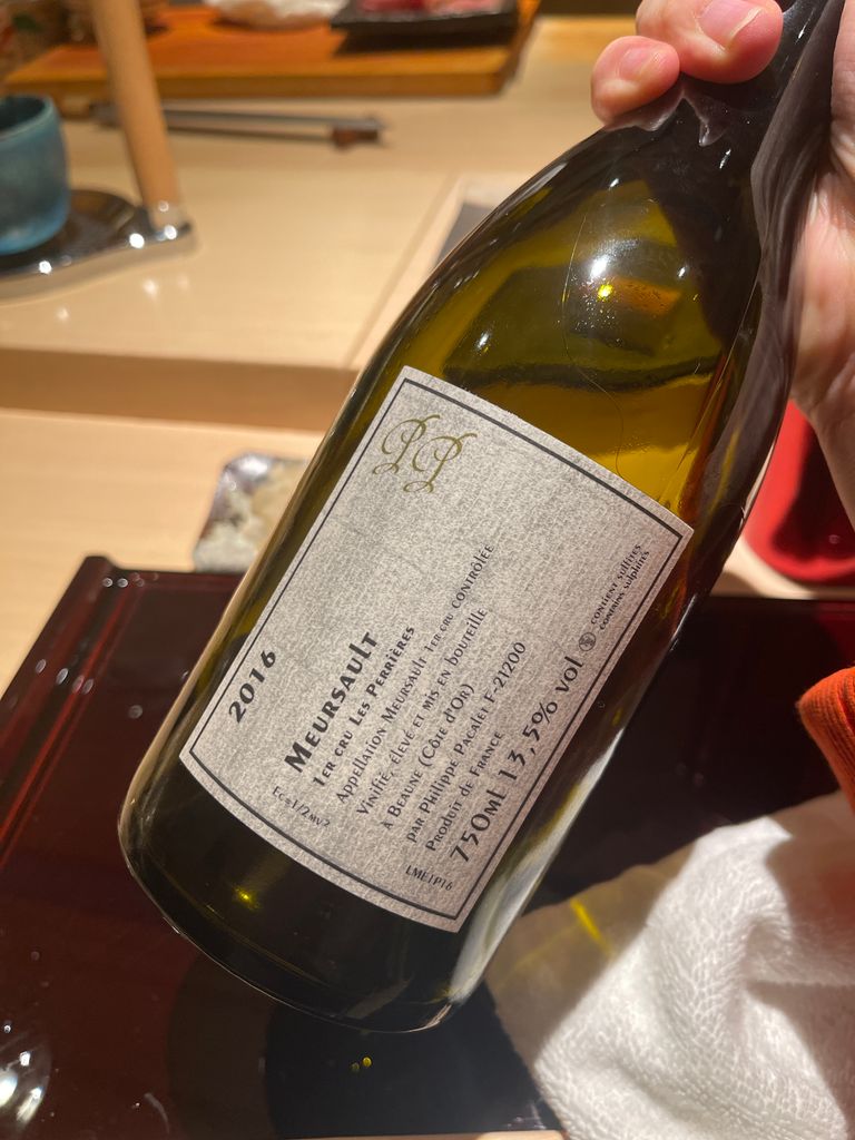 2010 Philippe Pacalet Meursault 1er Cru Les Perrières, France, Burgundy ...