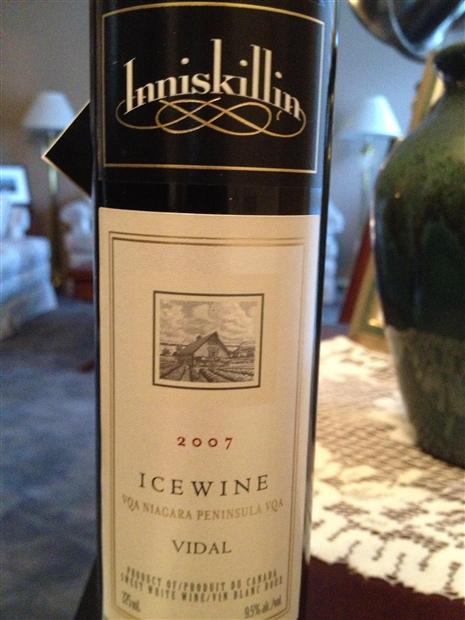 2007 Inniskillin Vidal Icewine Okanagan Valley VQA, Canada, British ...