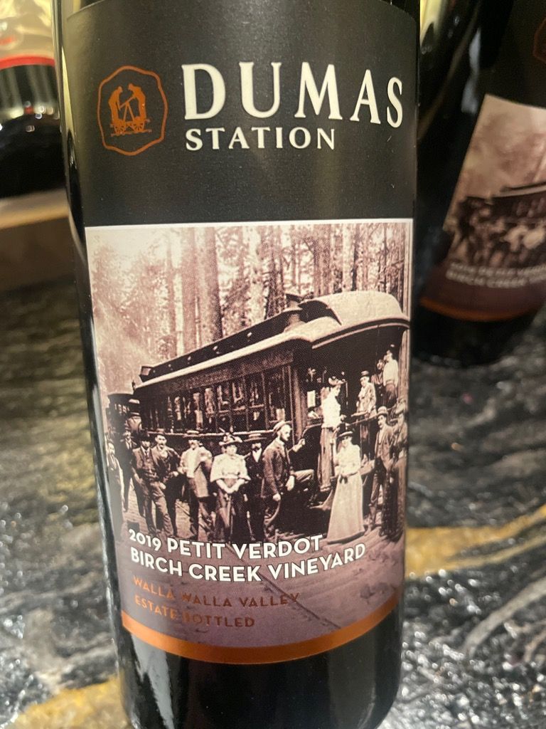 2019 Dumas Station Petit Verdot Birch Creek Vineyard, USA, Washington ...