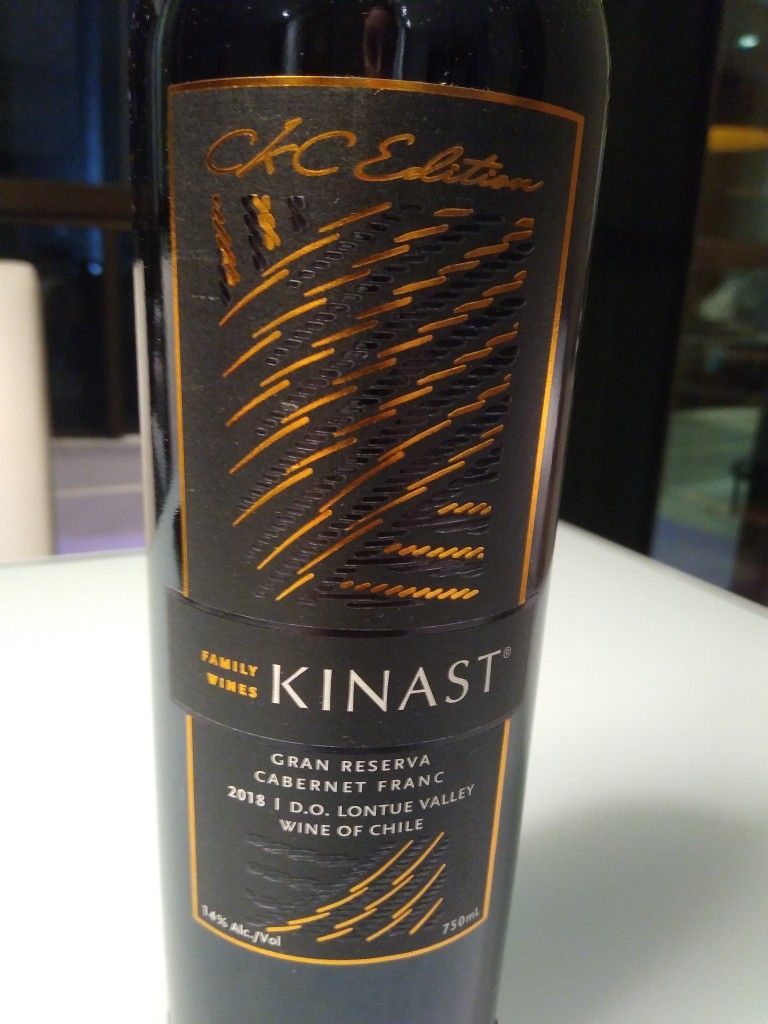 2019 Kinast Family Wine Cabernet Franc CKC Edition Gran Reserva, Chile ...
