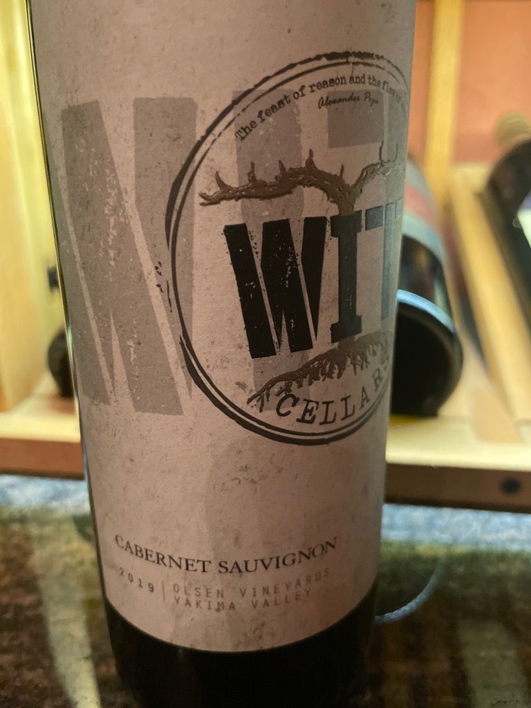 2021 Wit Cellars Cabernet Sauvignon Olsen Vineyards, USA, Washington ...