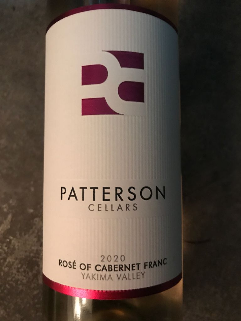 2020 Patterson Cellars Cabernet Franc Rosé, USA, Washington, Columbia ...