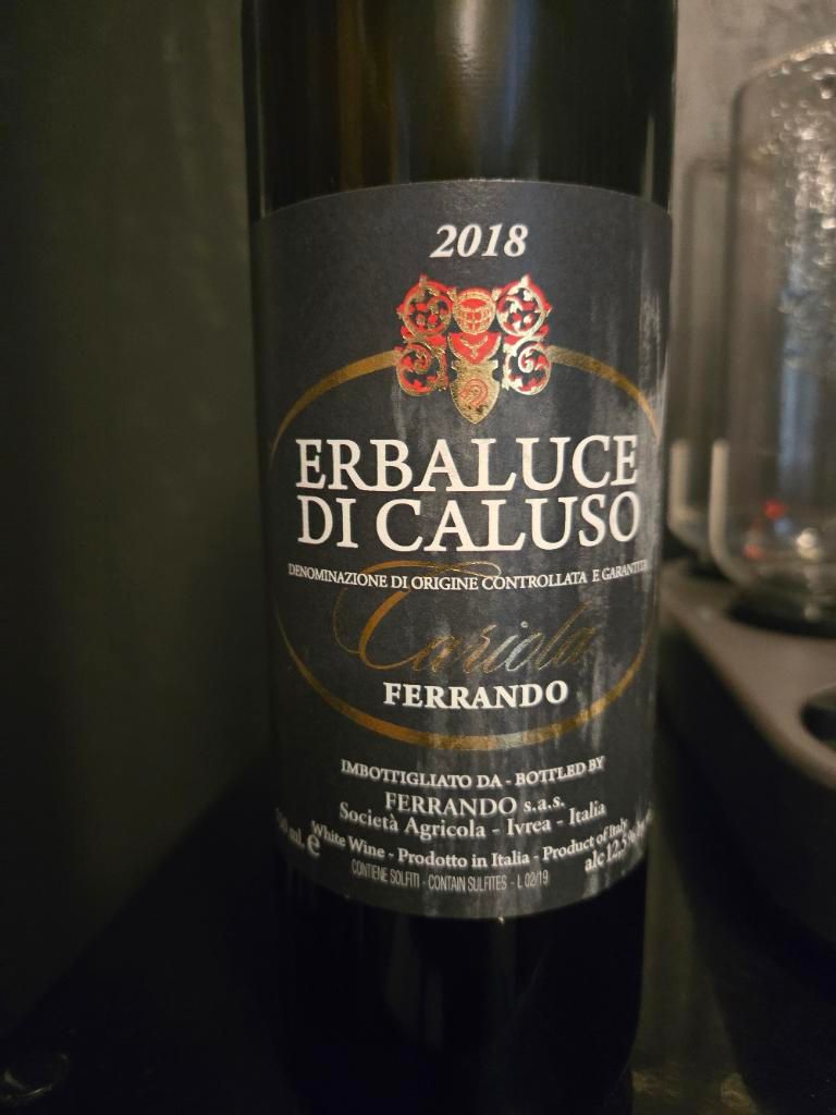 2007 Ferrando Erbaluce di Caluso, Italy, Piedmont, Northern Piedmont ...