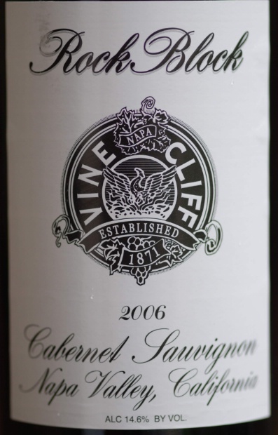 2006 Vine Cliff Winery Cabernet Sauvignon Rock Block, USA, California ...