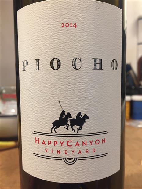 2014 Happy Canyon Vineyard Piocho, USA, California, Central Coast ...