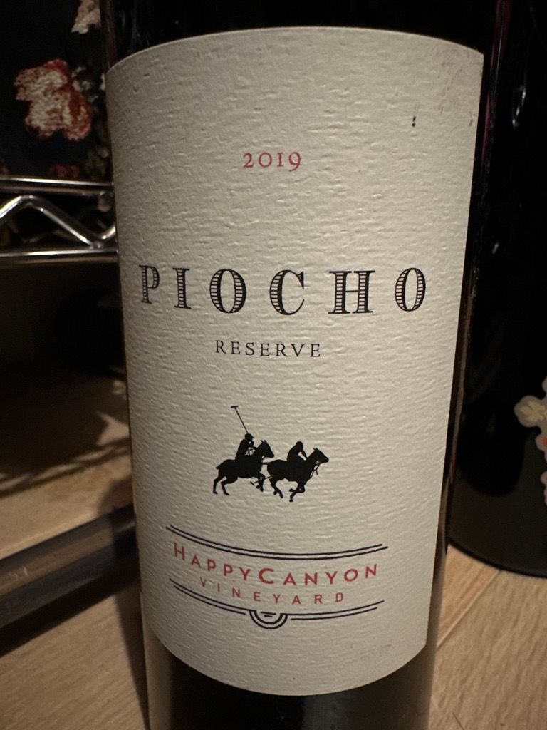 2019 Happy Canyon Vineyard Piocho Reserve, USA, California, Central ...